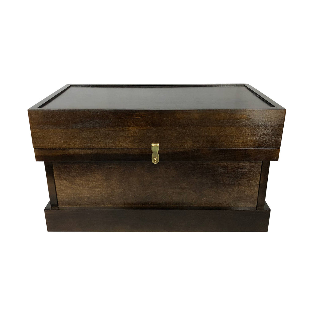 Stained "A Circuit" Tack Trunk – Sawhorse Tack Trunks LLC