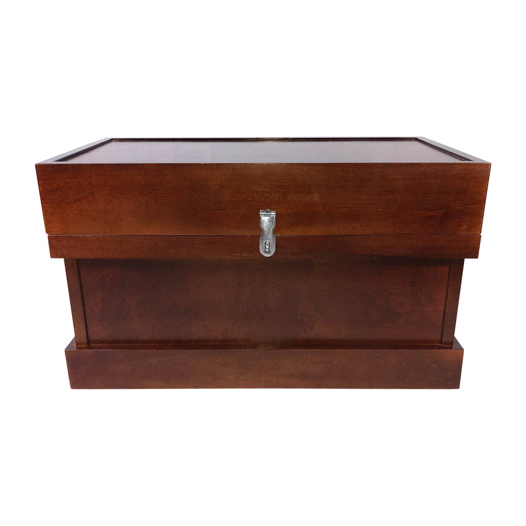 Stained "A Circuit" Tack Trunk – Sawhorse Tack Trunks LLC