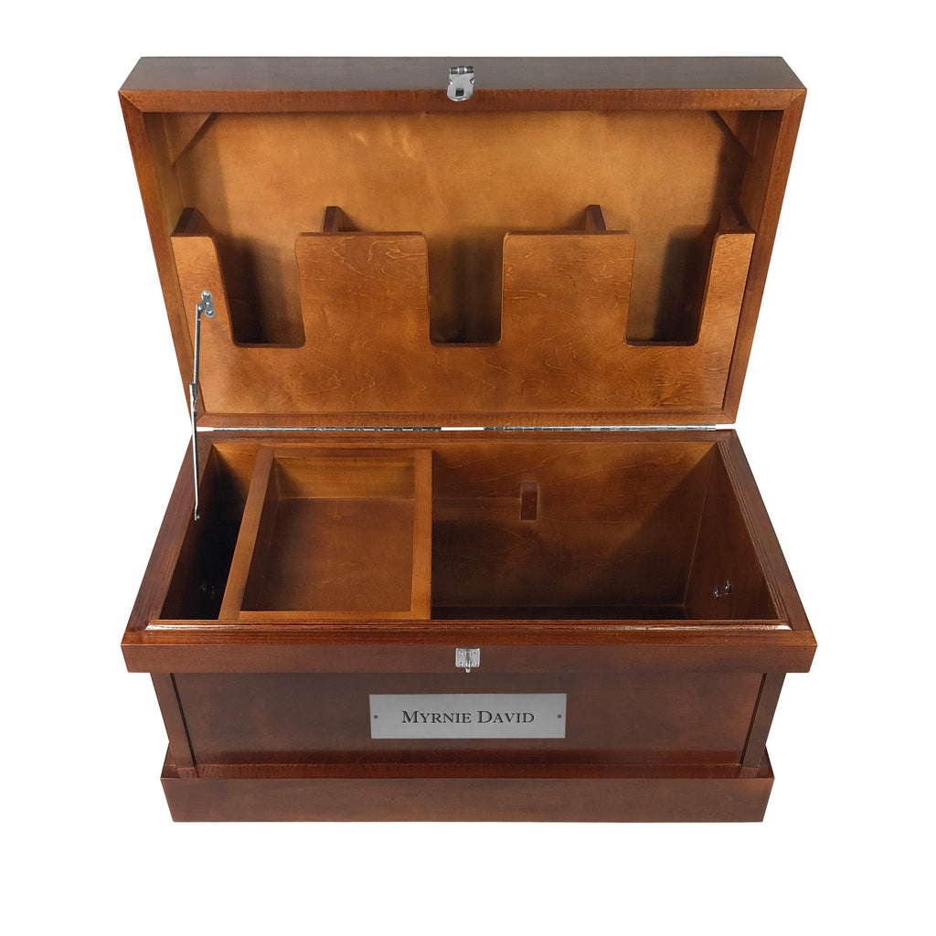 Stained "A Circuit" Tack Trunk – Sawhorse Tack Trunks LLC